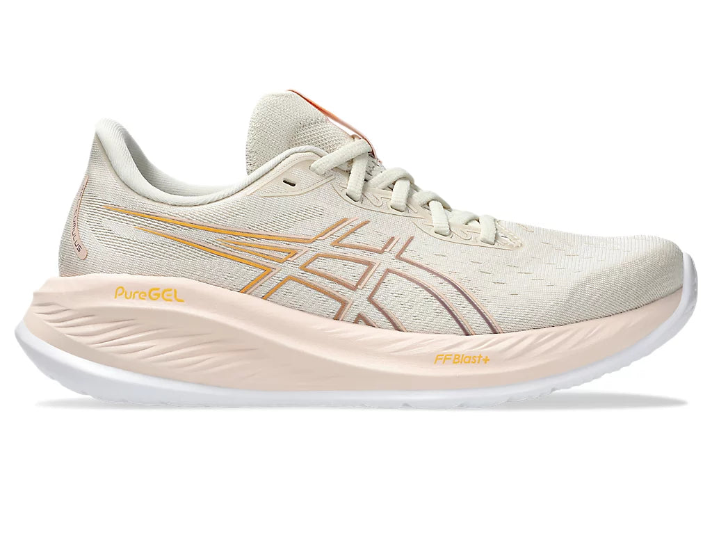 ASICS Gel-Cumulus 26 Womens - Oatmeal / Dusty Mauve – Sims Sports Store